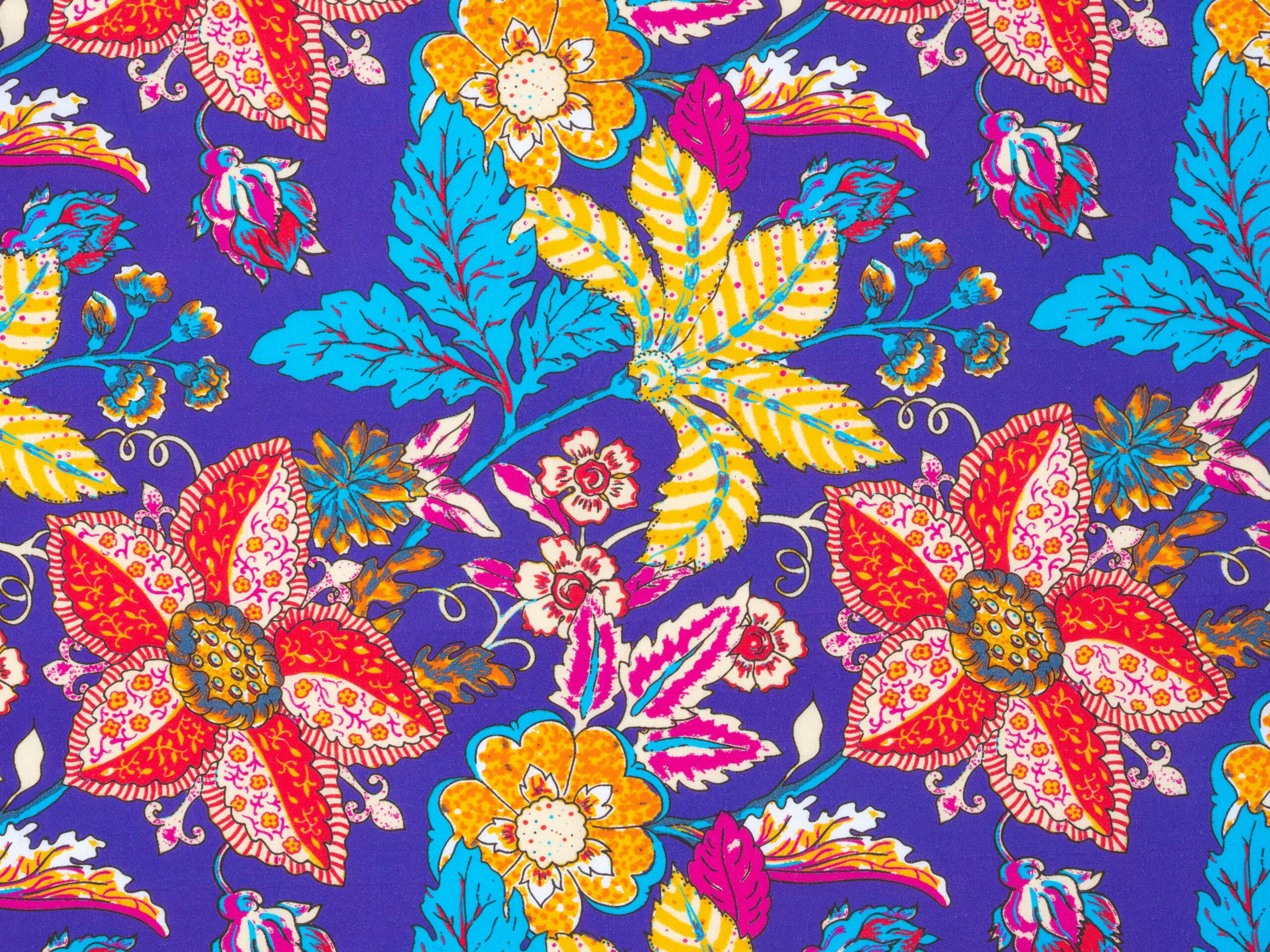 Tropicana Purple Shaukat Collection Cotton Lawn - Shaukat Fabrics